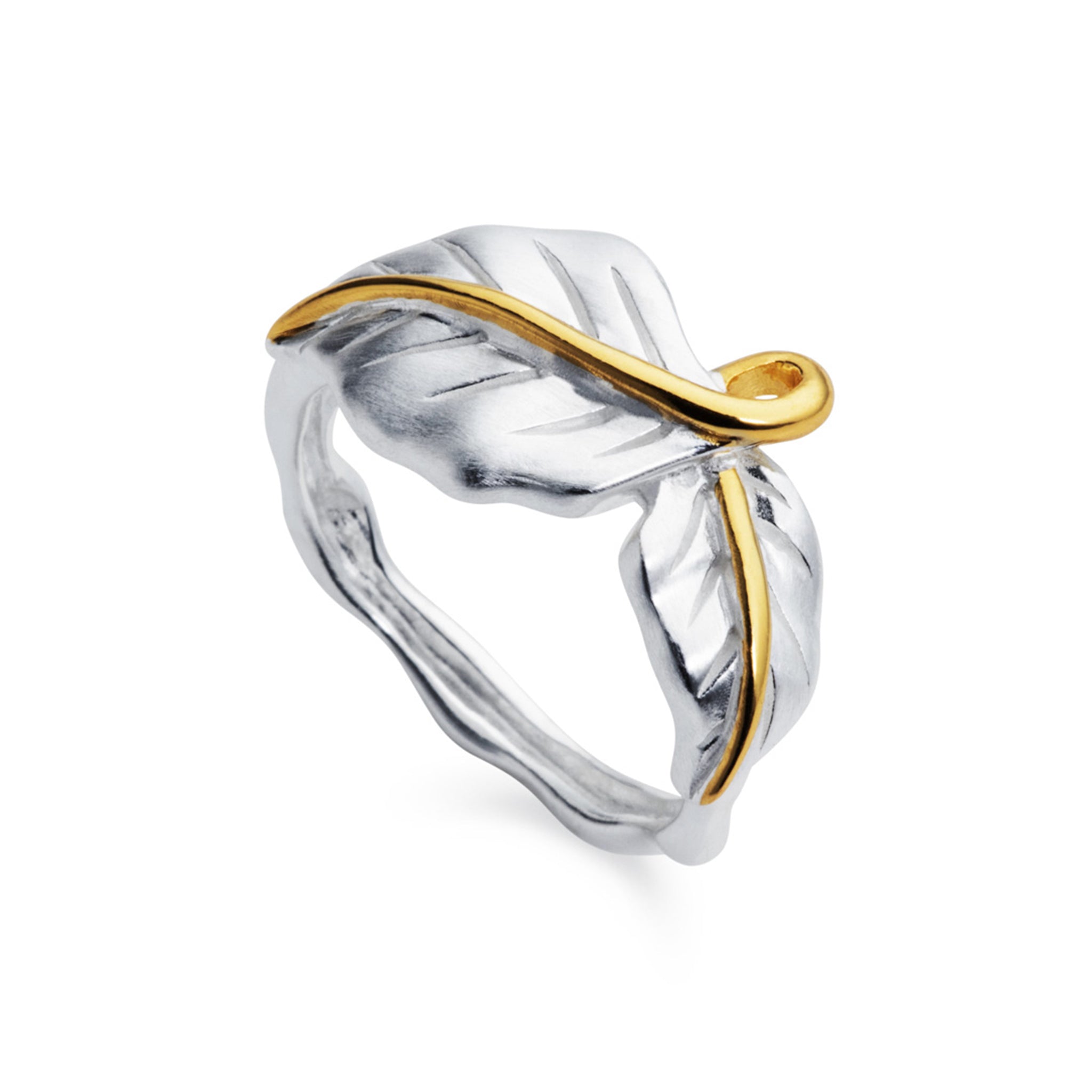 Sterling Silver Leaf Ring | Christin Ranger Jewellery